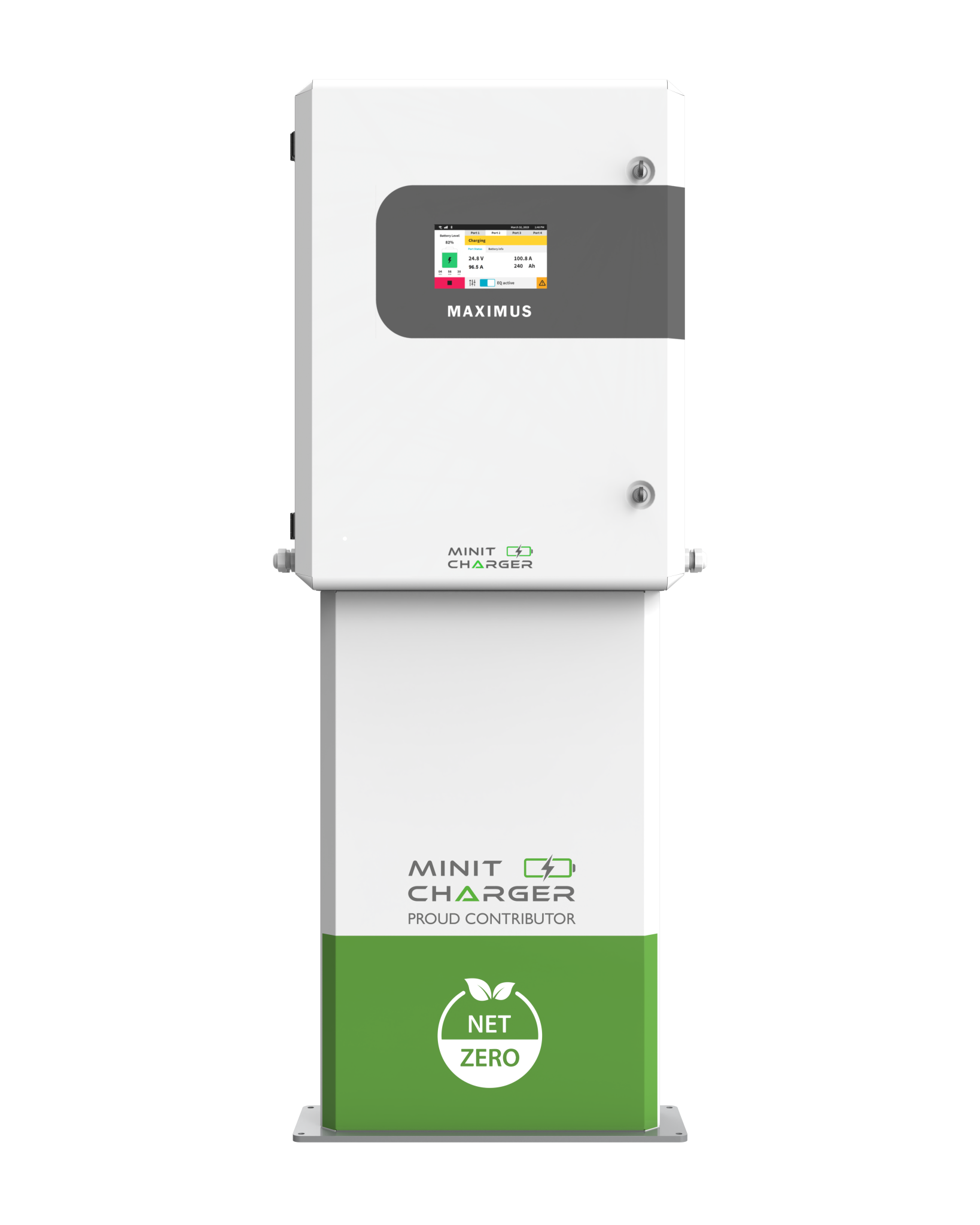 MAXIMUS - Dual EV Charger for MHE | Minit Charger Minit Charger